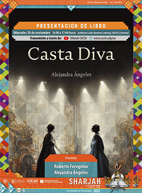 Presentación del libro Casta Diva | Universidad de Guadalajara